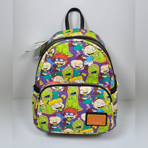 Loungefly | Bags | Loungefly Nikelodeon Rugrats Aop Reptar Bar Mini ...